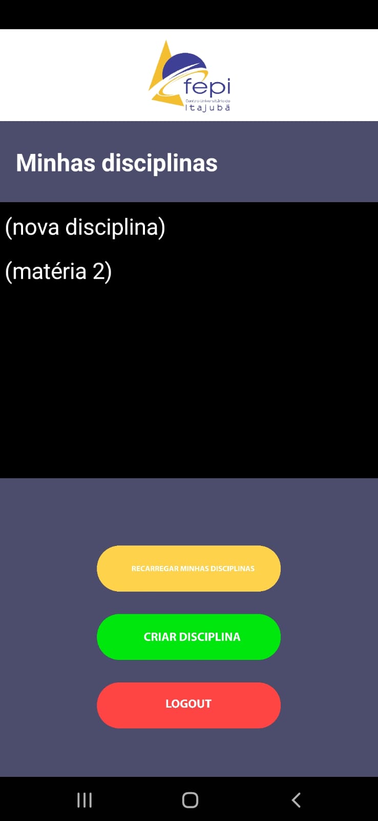 Home - Documentação - APP Notas